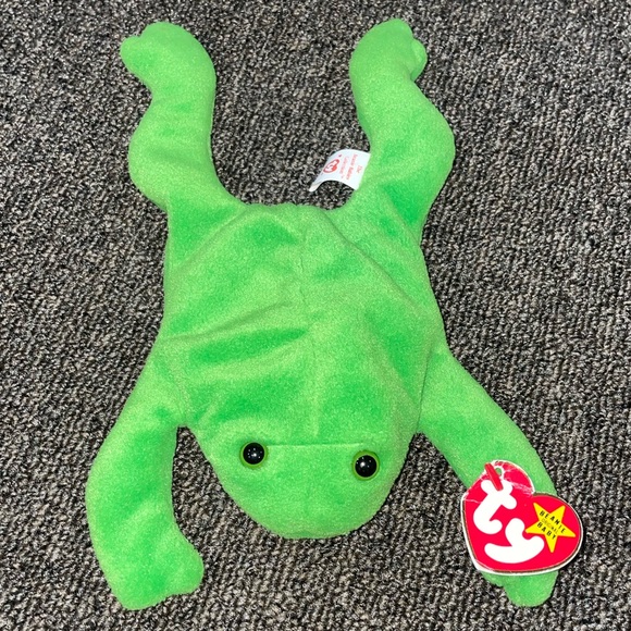 Ty | Toys | Beanie Baby Legs The Frog Stuffed Animal | Poshmark